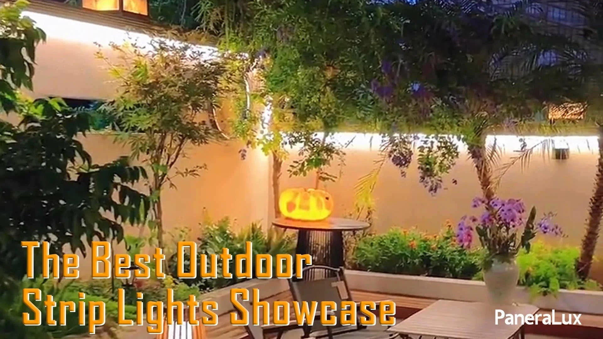 Cozy Terrace Lighting with PaneraLux Outdoor LED Strips