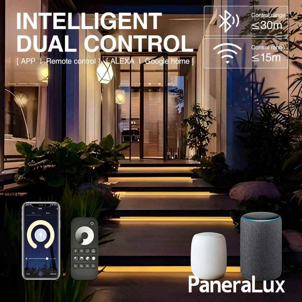 Outdoor Step Light Strip - Outdoor Stair Lights | PaneraLux