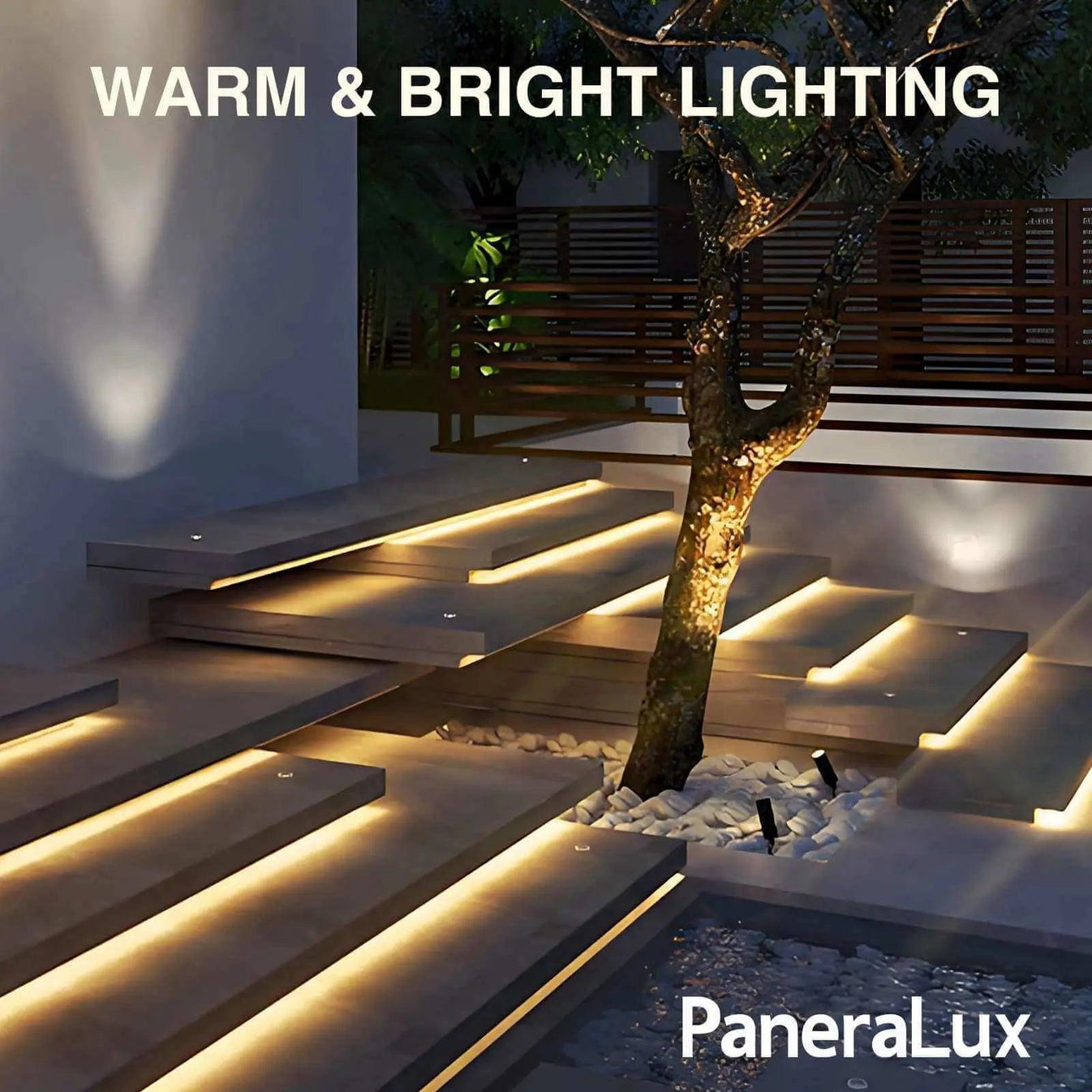 Outdoor Step Light Strip - Outdoor Stair Lights | PaneraLux